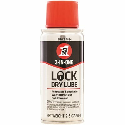 3-IN-ONE 2.5 OZ. LOCK DRY LUBRICANT OIL-2495724